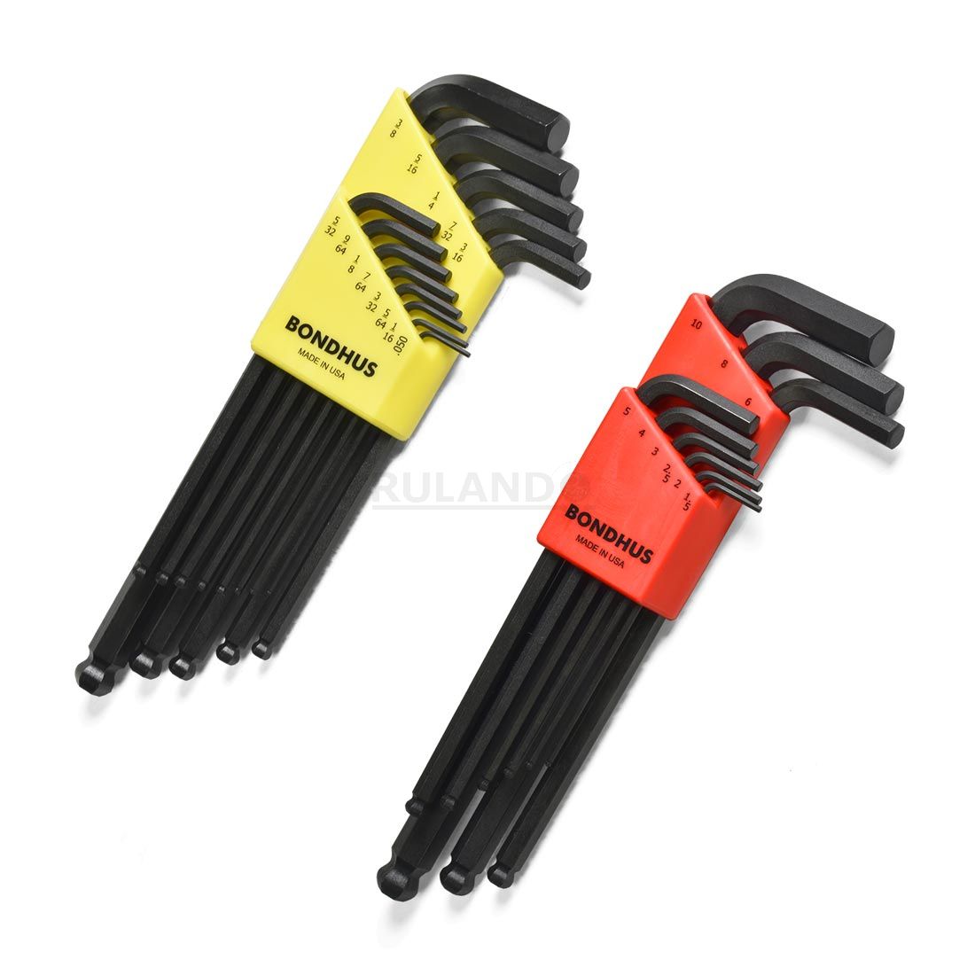 Hex Key Set Inch Metric 22 Piece Ruland